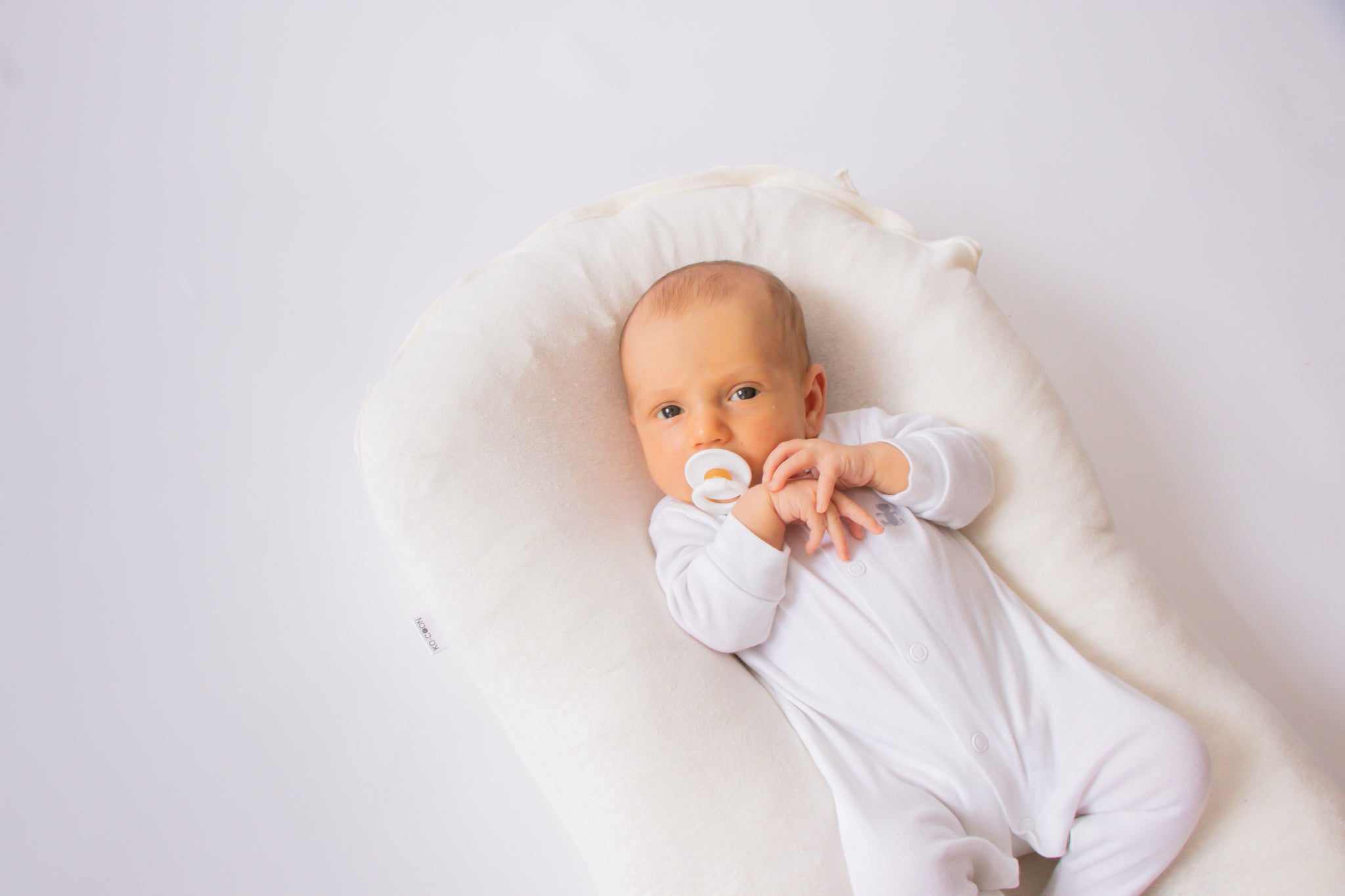 Merino Wool Nesting Pod 3-in-1 with Milky White covers – ko-coon