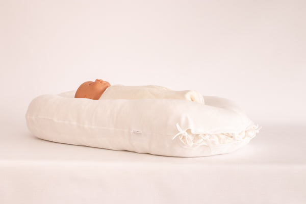 Merino Wool Nesting Pod 3-in-1 with Milky White covers – ko-coon